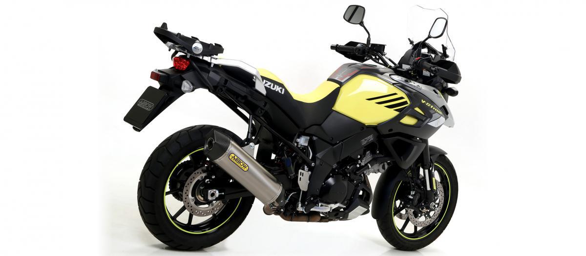 SUZUKI DL 1000 V-STROM 14 HOMOLOGATED TITANIUM MAXI RACE-TECH SILENCER ...