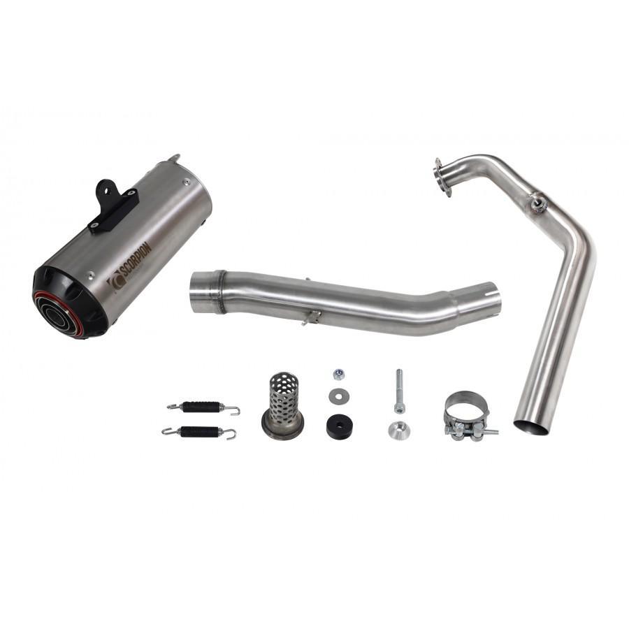 Yamaha YZF-R125 2021-2023 Red Power Full System Titanium Sleeve – Slipon