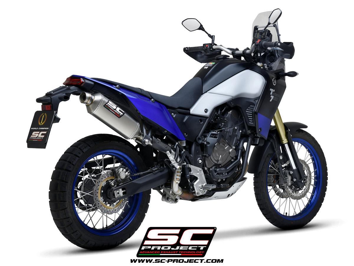 Rally Raid titanium exhaust, high mount – TENERE 700 (2019 – 2020) – Slipon